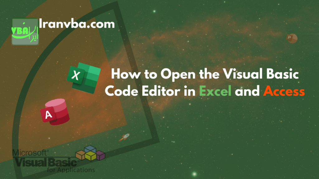 How To Open The Vba Editor Vbe In Excel And Access Alt F11