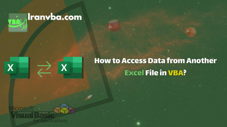 How to Access Data from Another Excel File Using VBA?