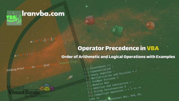VBA Operators Explained | Precedence and Order of Operations